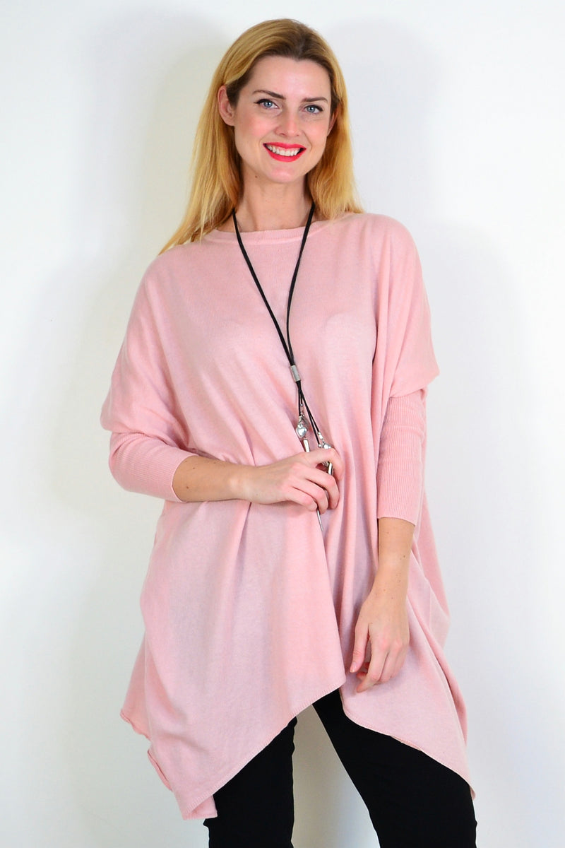 Soft Baby Pink Snuggle up Tunic Top | I Love Tunics