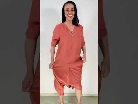 Rust Summer Tunic Dress | I Love Tunics