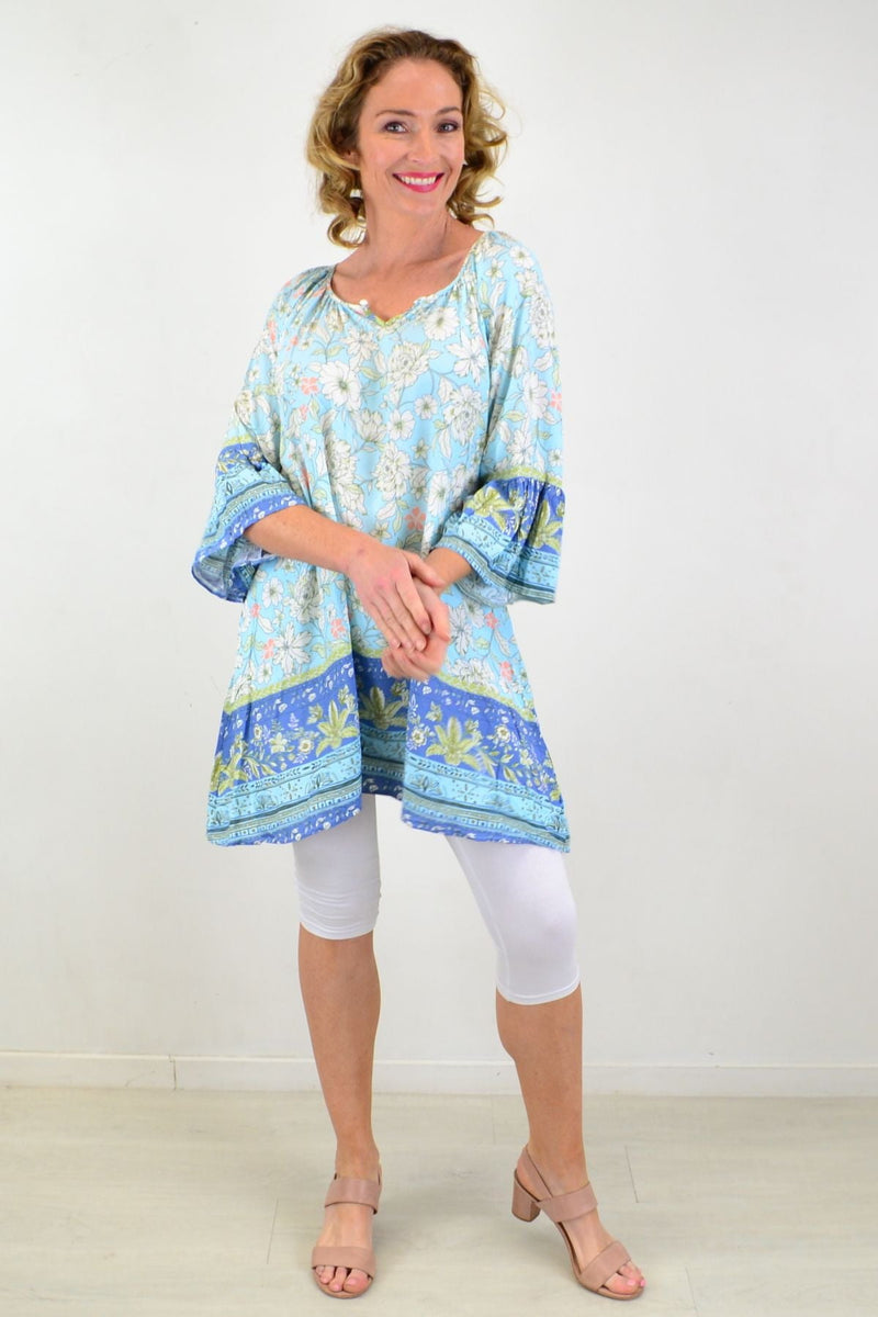 Tree Carnations Light & Pretty Tunic Top | I Love Tunics